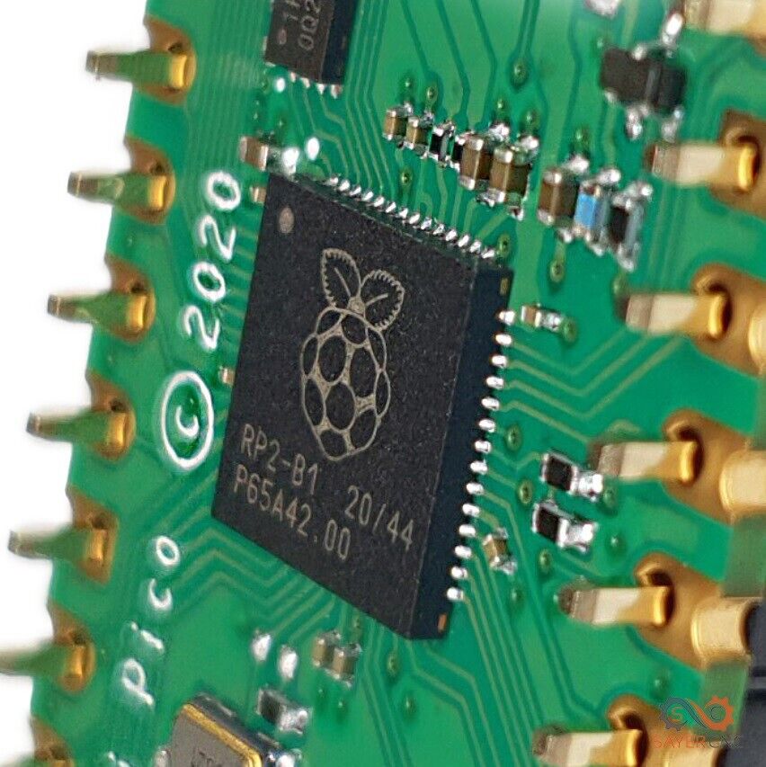 Raspberry Pi Pico Genuine Microcontroller Rp2040 Headers Heatsink Sayercnc