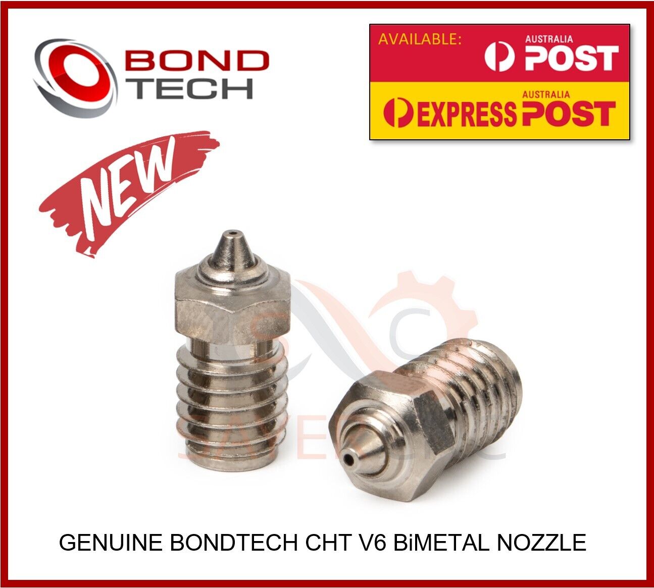 Bondtech BiMetal CHT Coated Nozzle Reprap V6 E3D Compatible – sayercnc