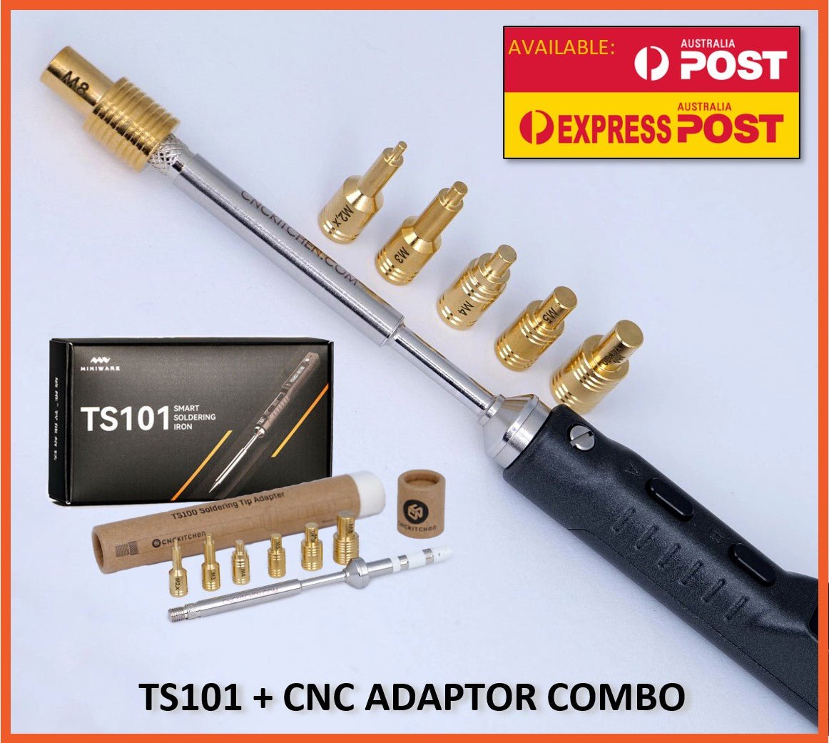 CNC Kitchen TS101 Adaptor Set and Miniware TS101 Soldering Iron Combo ...