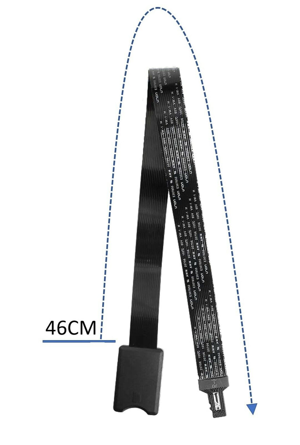 Micro SD To SD Card Extension Cable Adapter Extender TF 46cm Black ...