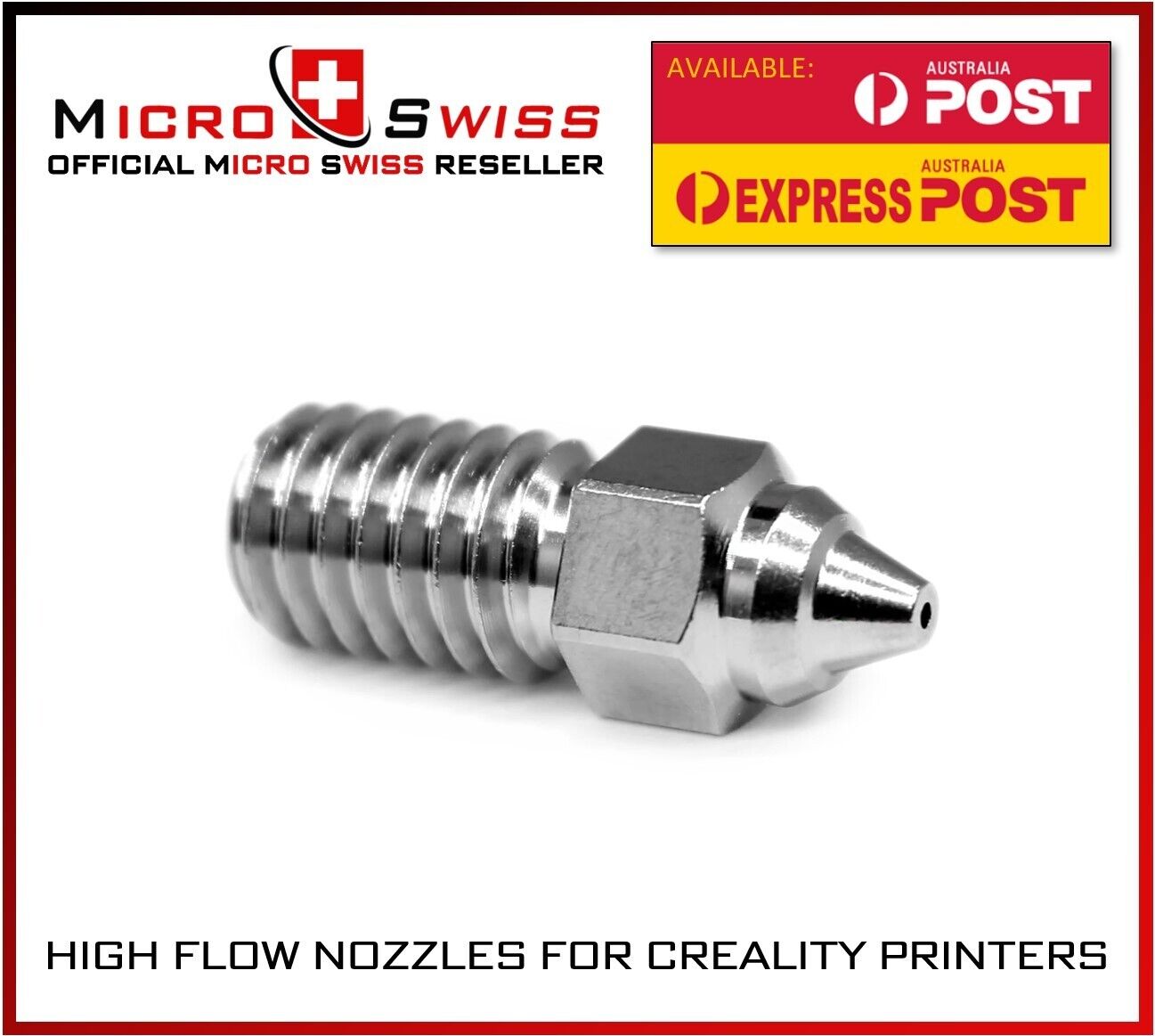 Micro Swiss Brass Plated Wear Resistant Nozzle for Creality Ender 7 ...