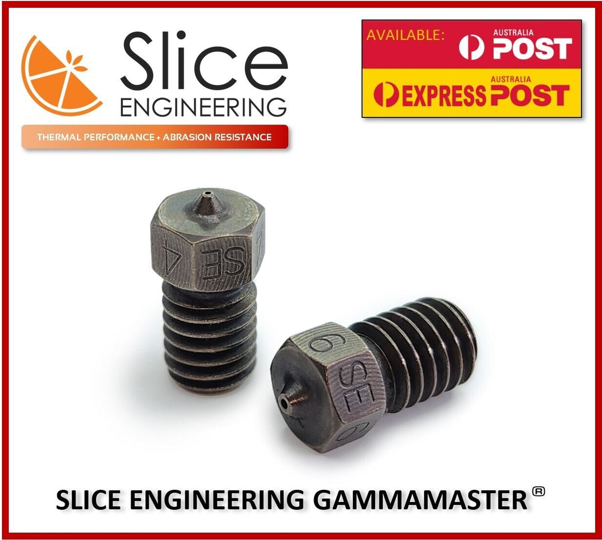 Slice Engineering GammaMaster Nozzle Hardened Steel Nozzle Reprap V6 ...