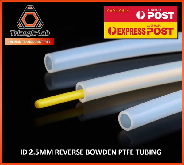 Triangle Lab 2.5mm Reverse Bowden PTFE Transparent Tubing 4mm OD Per M ...